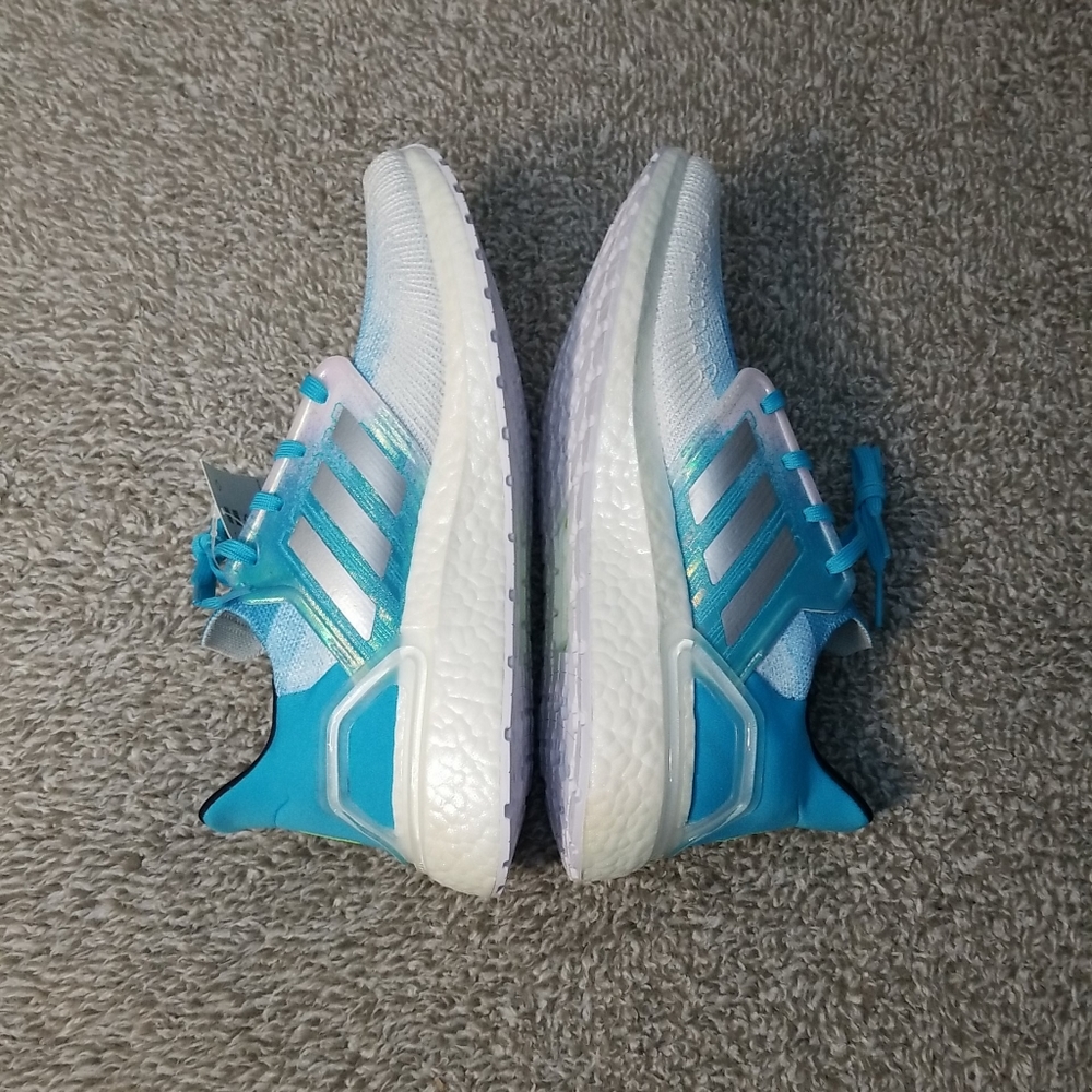 Adidas Size 9.5 Men Ultraboost 20 Signal Cyan Shoe Fv… - Gem